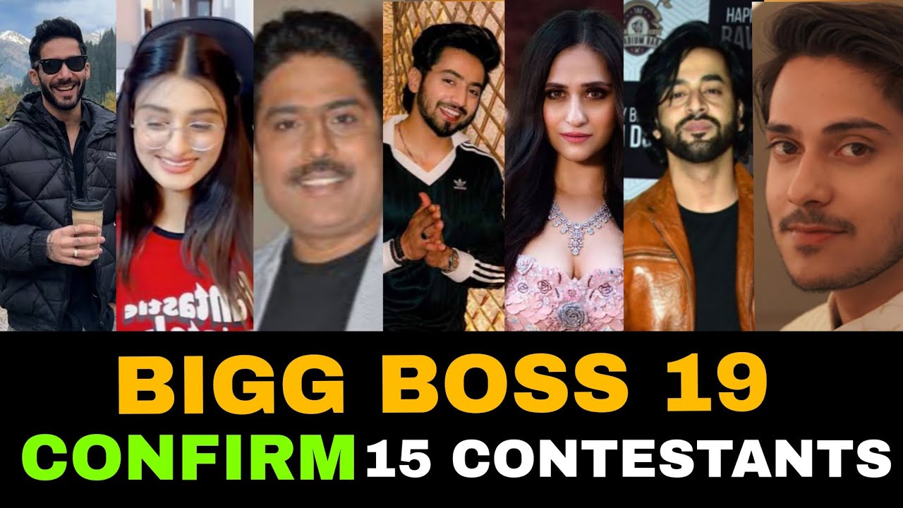 Bigg Boss 19 Premiere on 24th August: Full Contestants List